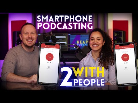 🎙📱📱 Podcast with Phone with Two People // Smartphone Podcasting