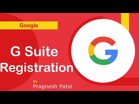 Google | G Suite | Registration | Hindi