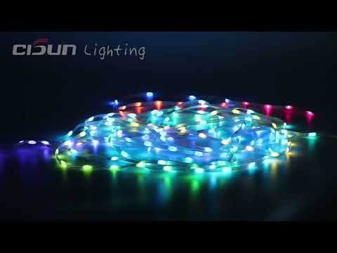RGB Christmas LED String Lights, Programmable String Fairy Lights
