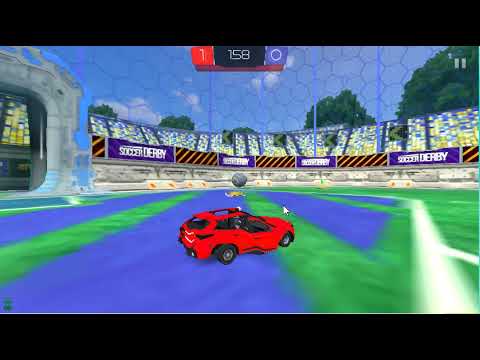 Play Football using cars . Poki