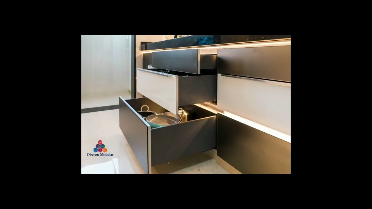 21. CallistoBox Minima Graphite Grey Side Soft Close Drawers for Kitchen Application 40kgs capacity