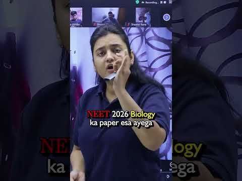 Bio Paper for 2026 NEET Aspirants 😱| NEET Motivation | #neet #shorts #esaral