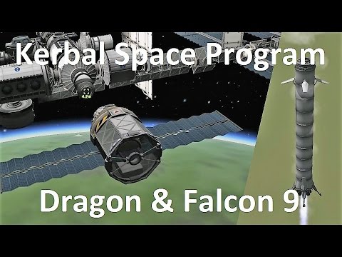 Steam Community :: Video :: KSP - Falcon 9 and Dragon - Pure Stock Replicas
