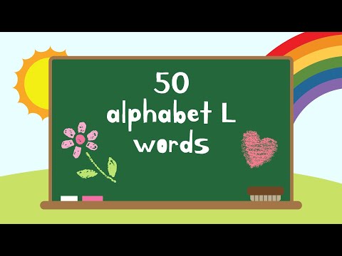 Words That Start with L | Words That Start with Letter L for Toddlers | Kids Learning Videos
