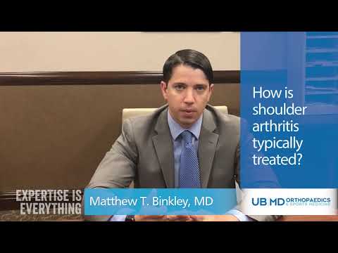 Treatment Options for Shoulder Arthritis