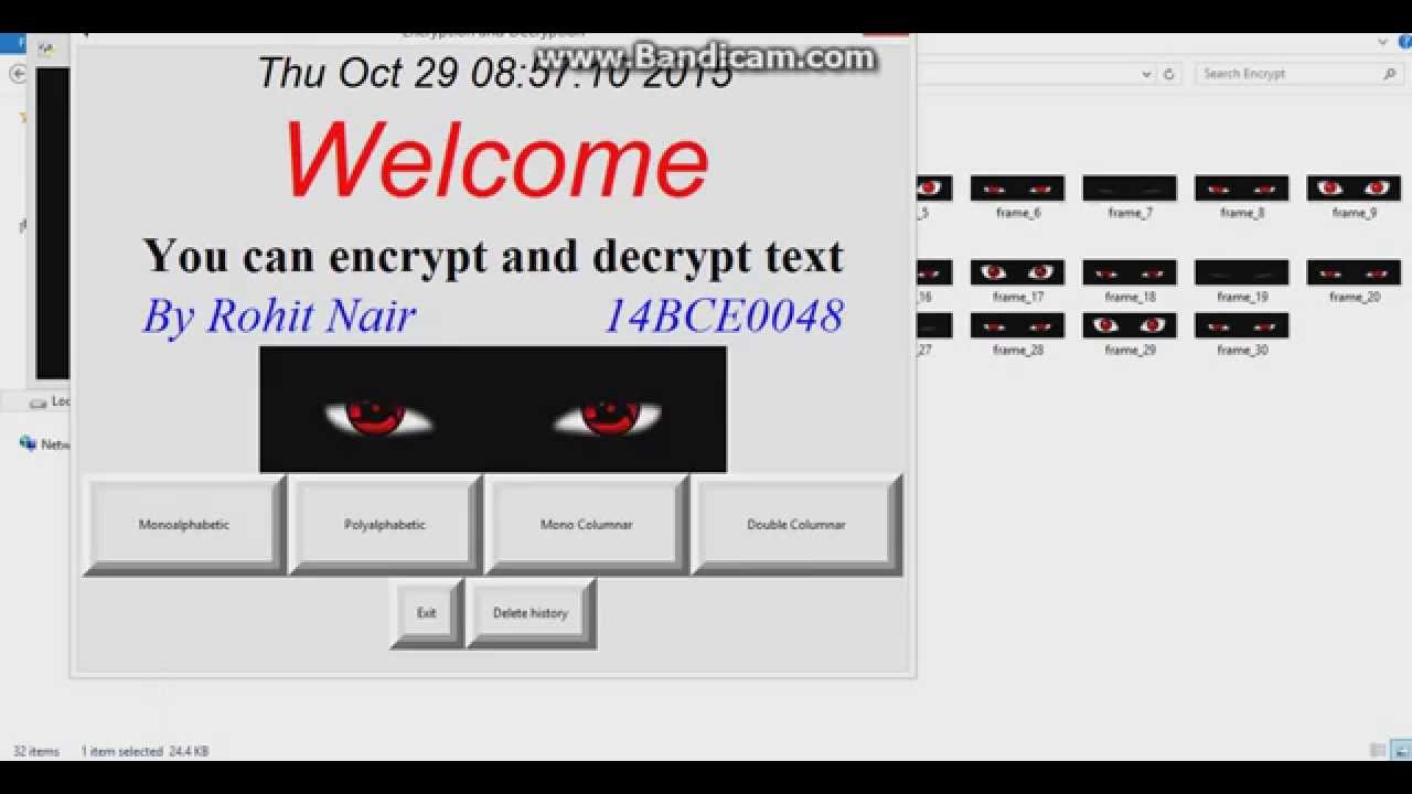 Encryption and decryption of text using simple cipher algorithms Python 3.5