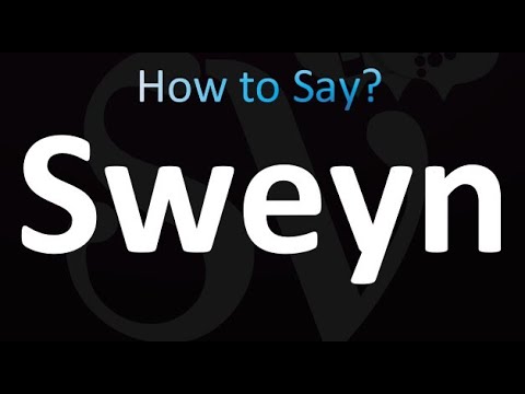 How to Pronounce Sweyn (correctly!)