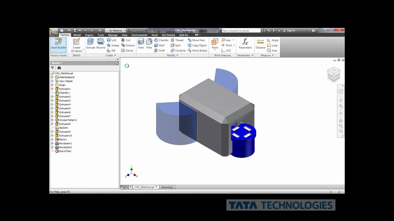 Autodesk Inventor Factory Assets with Parameters