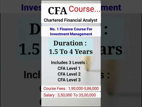 What Is CFA Course | By JJ EDUCATION