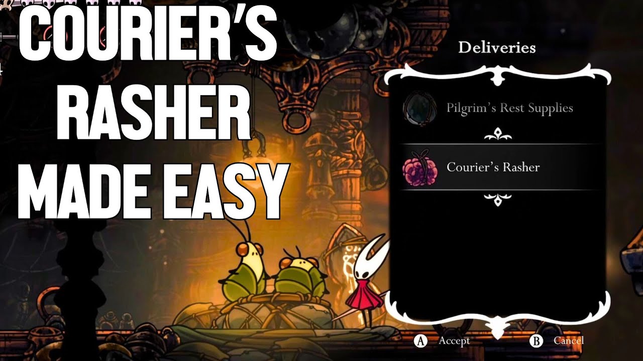 How To EASILY Complete the Courier's Rasher Delivery In Hollow Knight Silksong