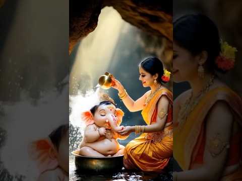 Ganesh#parvati maata#Divine mother ai ganesh shorts#devotional shorts #Hindu gods#trending