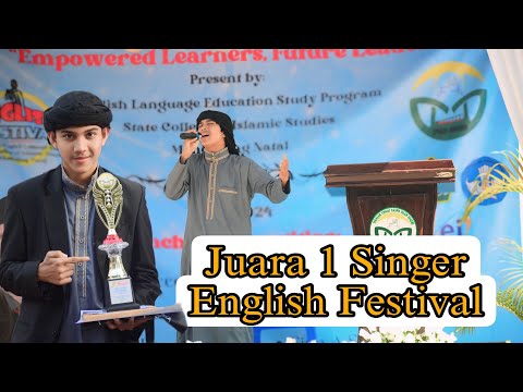 Juara 1 Singer English Festival 2024