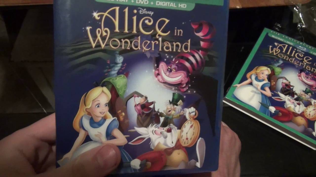 Alice in Wonderland 65th Anniversary Edition Blu-Ray Unboxing Disney Movie Club Exclusive