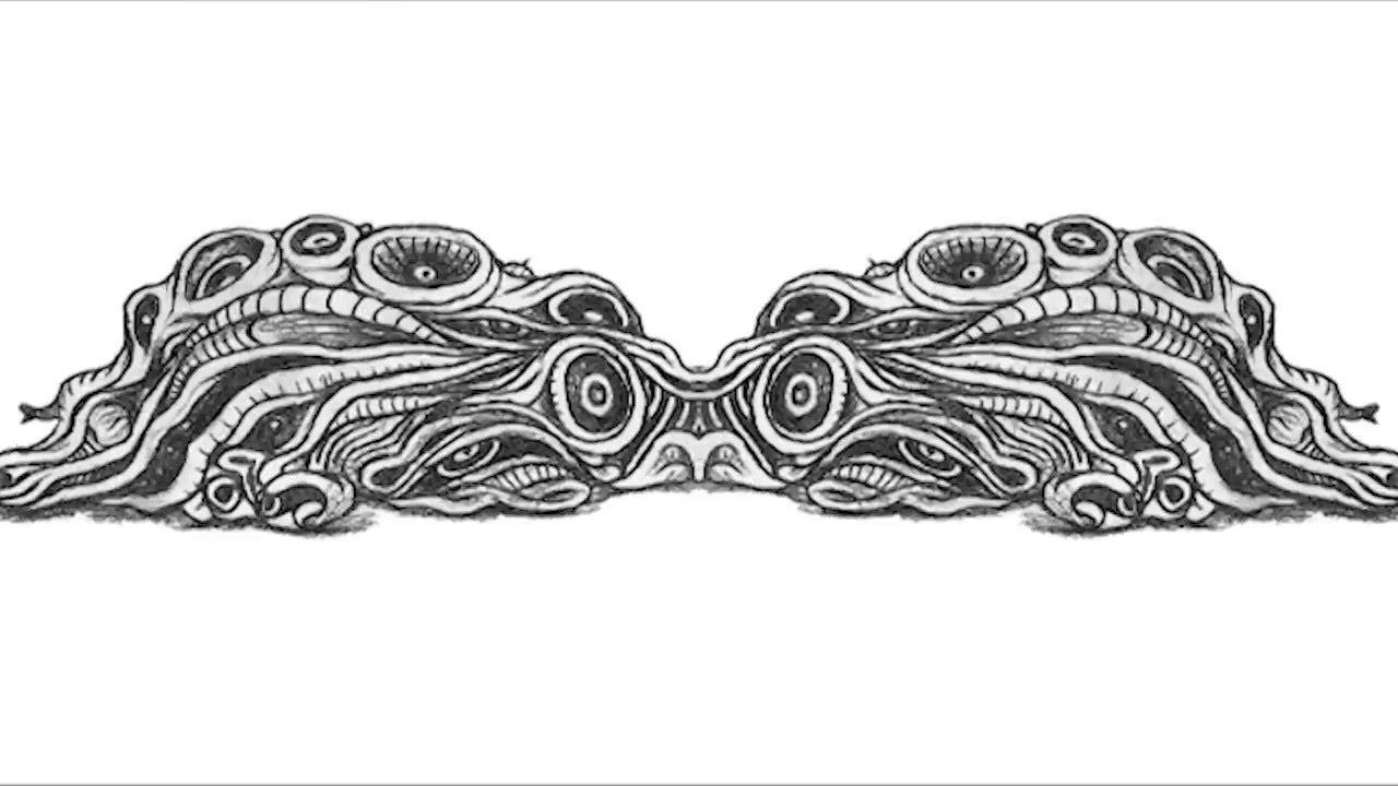 TENTACLES CREATURE GIF - animation loop -