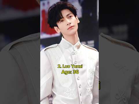 Top 10 Chinese Actors With Their Age 2025 #facts #viral #trending #fyp #top10 #chineseactor #shorts