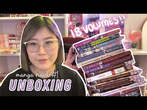november manga haul & unboxing #1 🌸 | new releases, isekai, shoujo, villainess & more