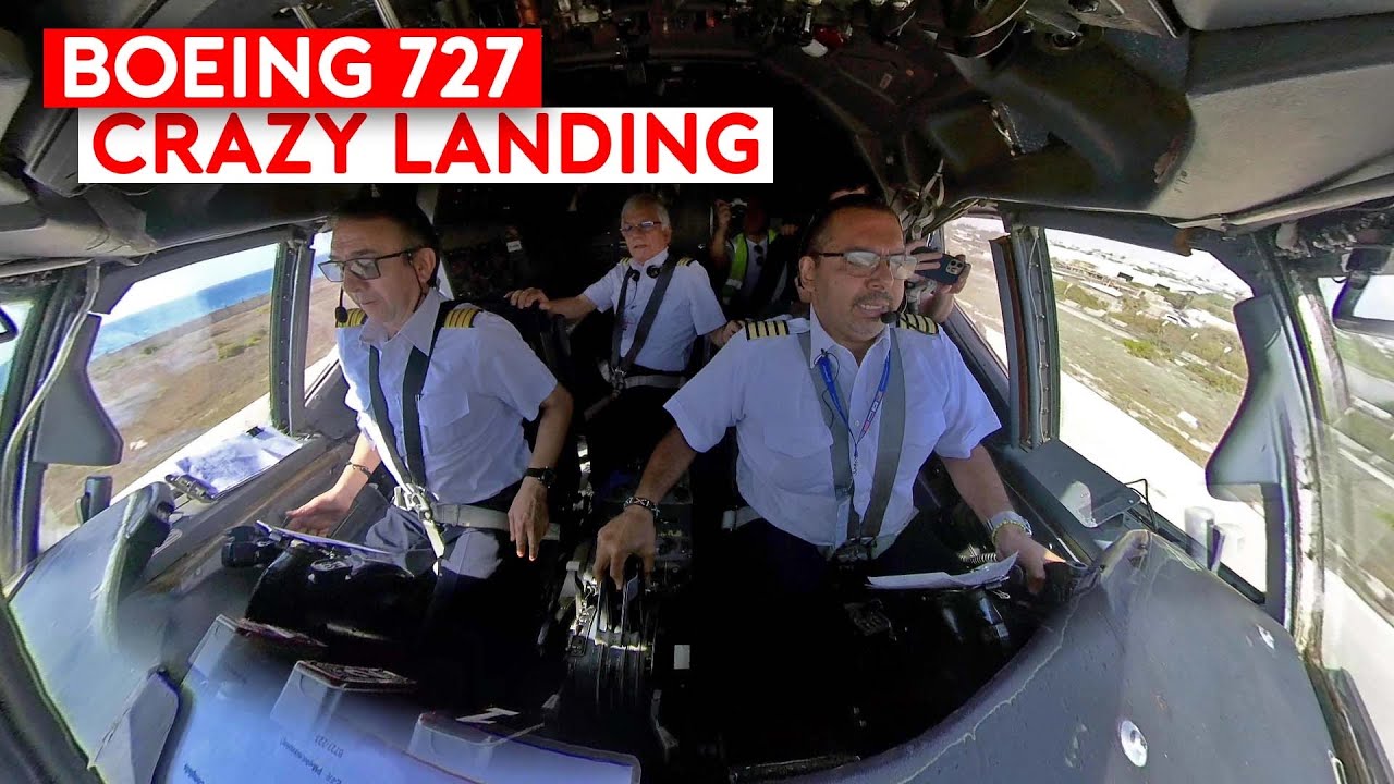 Flying 46 Years Old Boeing 727 in Africa + Crazy Landing