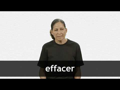 English Translation of “EFFACER” | Collins French-English Dictionary