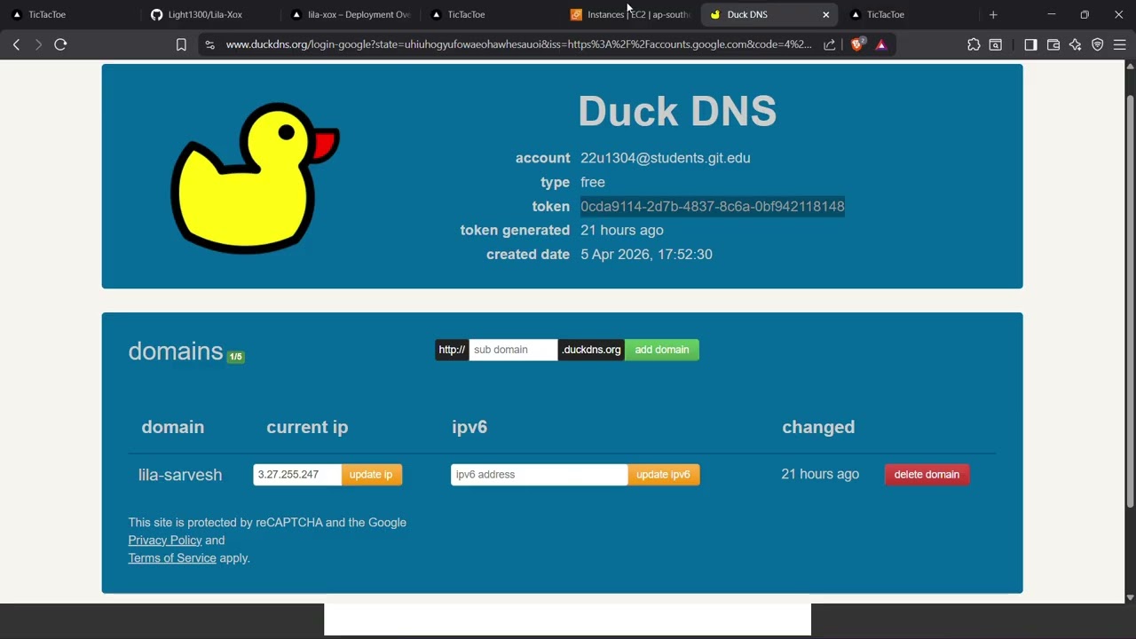 Tic-Tac-Toe with Nakama