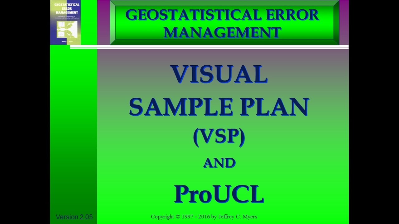 Visual Sample Plan & ProUCL 2016 (Module 10)