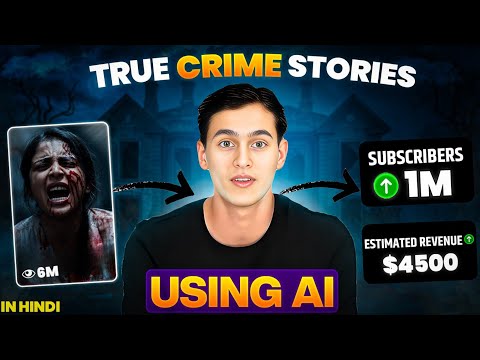 How I Make Monetizable Crime Documentry Stories Using Ai (No Skills need) ai based youtube channel