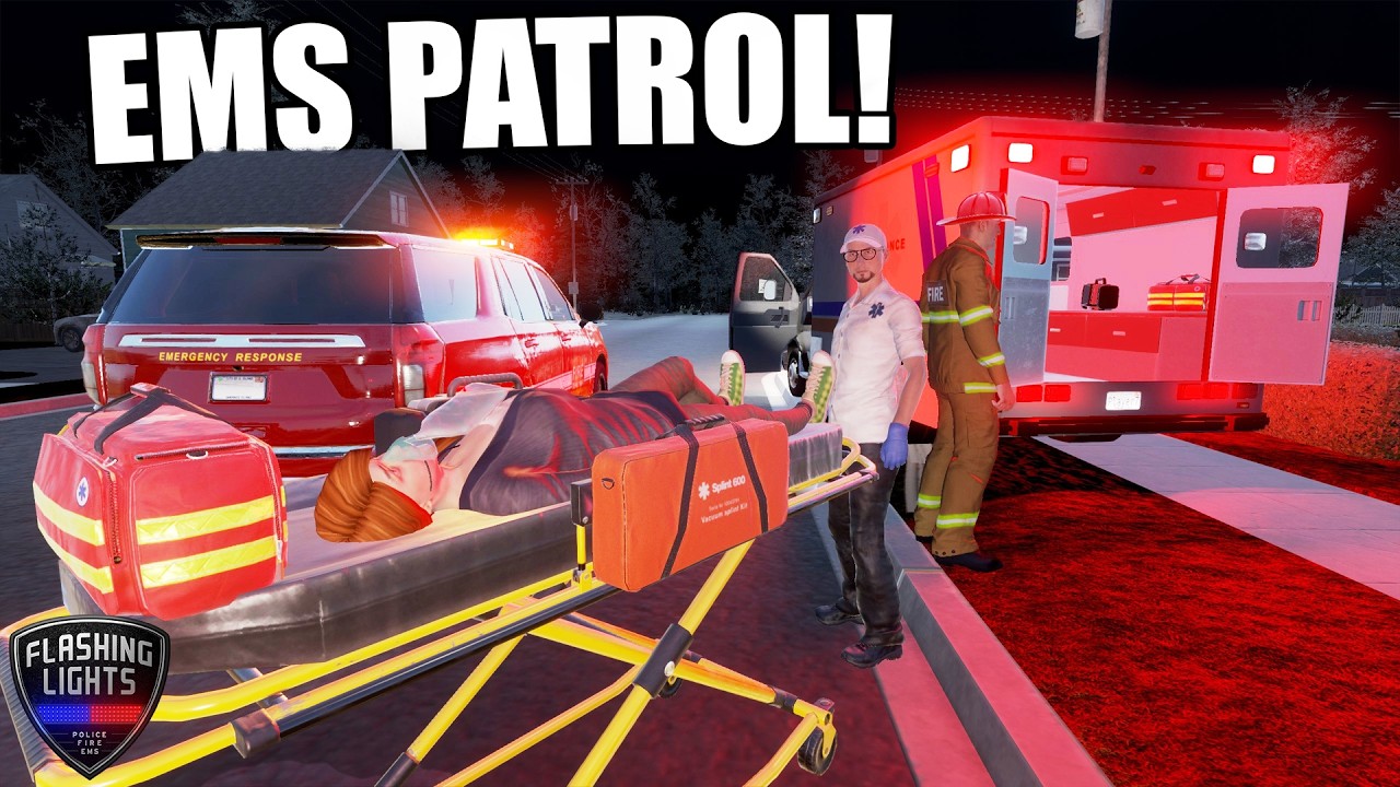 FIRST MEDIC PATROL AS EMS - FLASHING LIGHTS GAME