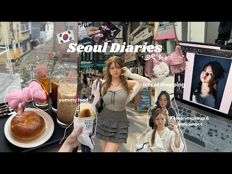 Seoul vlog ????????✨| Korean makeup, shopping, photoshoot, yummy food, cafes etc.. ????????????️