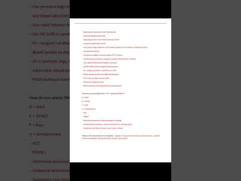 TNCC FINAL EXAM QUESTIONS AND CORRECT ANSWERS LATEST VERSION 2024 #tncc