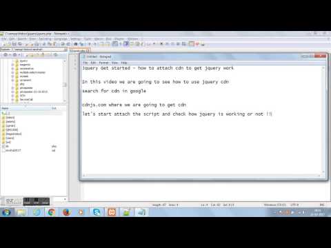 How to get started - jquery cdn