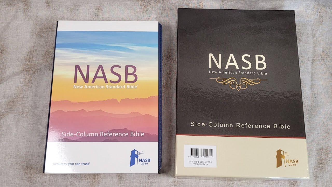 2020 NASB Side Column Reference Bible Prime Edition and Leathertex