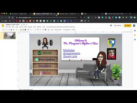 Canvas Home Page Tutorial Using Google Slides