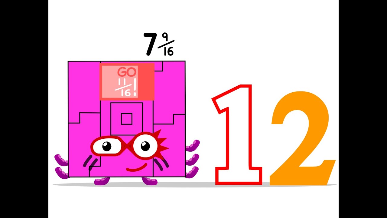 Numberblocks Band Sixteenths 12 Fixed