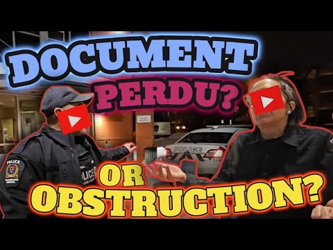 "DOCUMENT PERDU? - OR OBSTRUCTION?" EPISODE 5 SPAL, ST-HUBERT, QUÉBEC, CANADA - QXM