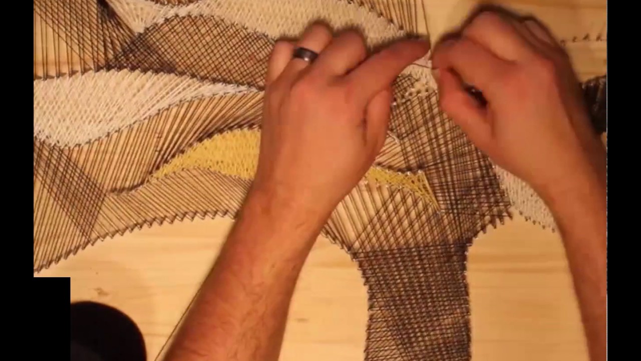 Abstract String Art Time-lapse