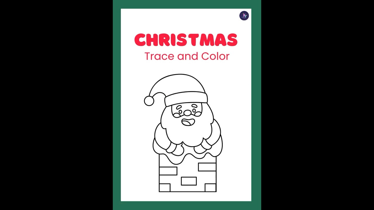Fun Christmas Tracing Coloring Book | Free Printable
