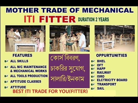 ITI Fitter Trade. Career (job), salary [full description]