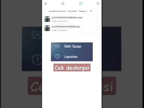 Solusi fix!!! file Telegram tidak Bisa simpan ke unduhan / galery