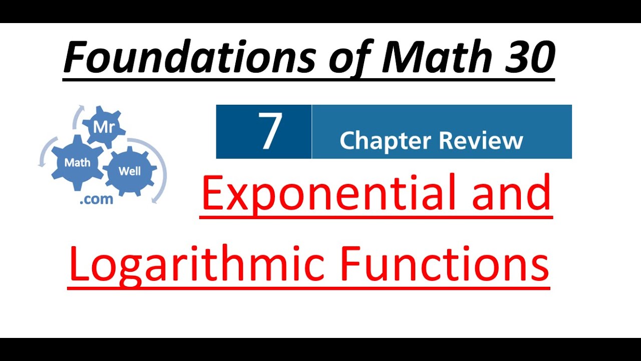 FM 30 Ch 7 Exponential and Logarithmic Functions REVIEW Video