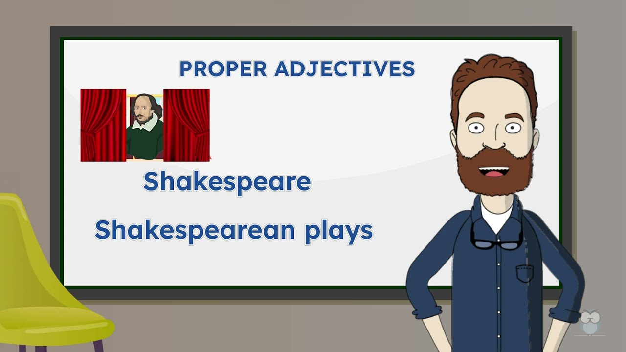 Proper Adjectives - A GrammarFlip Short-Form Lesson