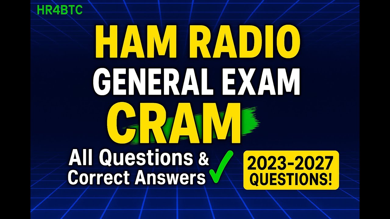 Ham Radio General Exam Cram: All Questions and Correct Answers By HR4BTC