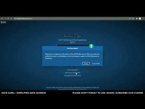 How to Download & Install FREE SAS Studio Software | SAS OnDemand Studio | BASE SAS TRAINING