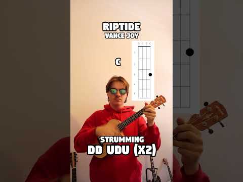Riptide - Vance Joy (Ukulele Tutorial) #shorts