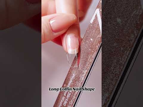 How to file prefect long coffin nail shape?π
π»#nailartshape #nailshape #nailshapetutorial #nailshapes