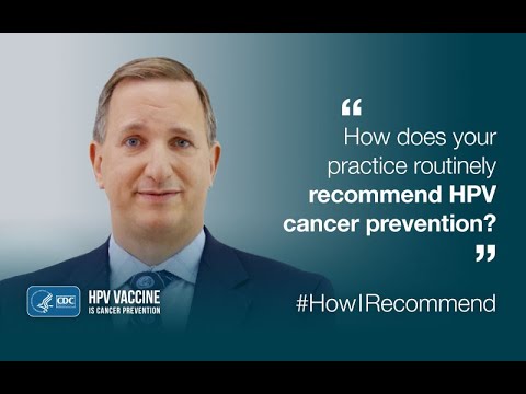 Dr. Wolynn Discusses How His Office Routinely Recommends HPV Vaccine