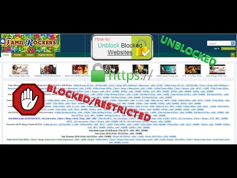 Unblocking blocked URL like tamilrockers 100% working