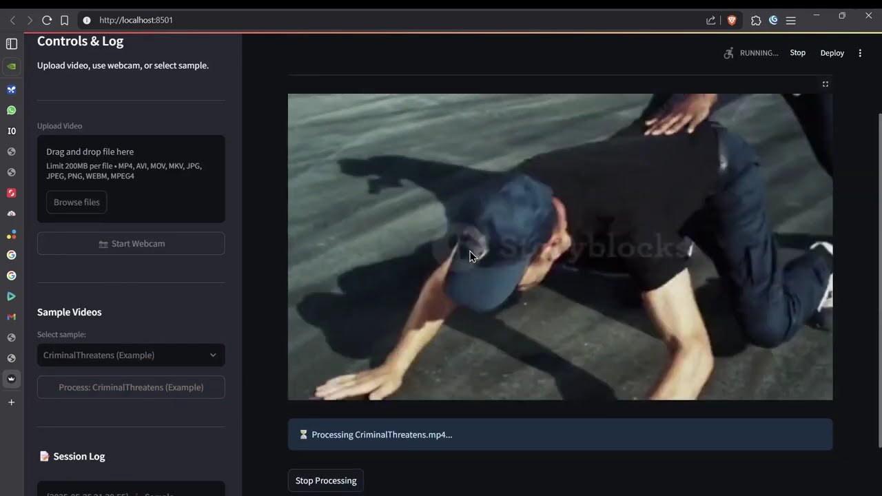 Weapon Detection System Using Object Detection