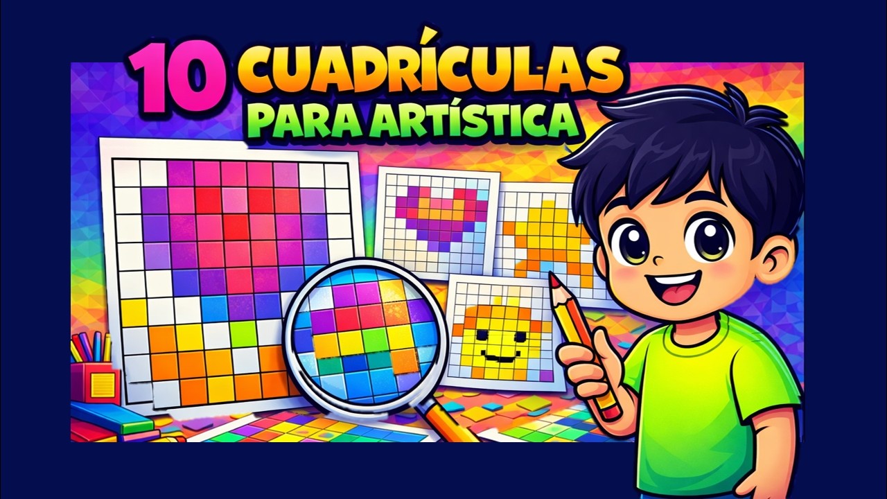 Planas con cuadrículas artística 📏🎨