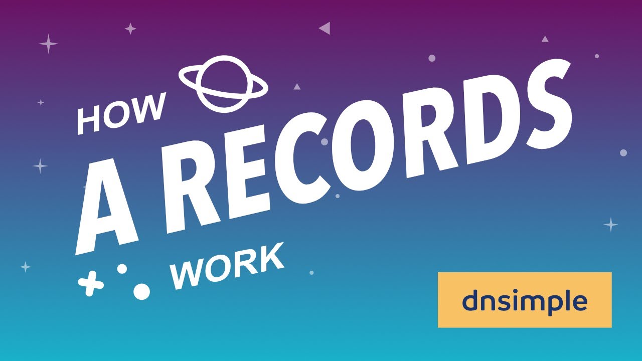 How do A records work? Fun and clear explanation of what A records are.