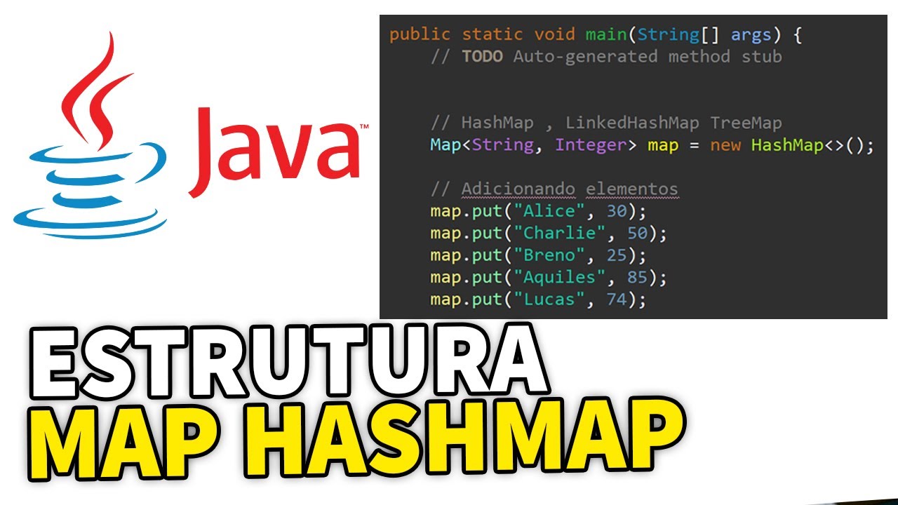 MAP em JAVA aprenda como usar a Estrutura MAP com a linguagem JAVA - Estrutura MAP HASHMAP