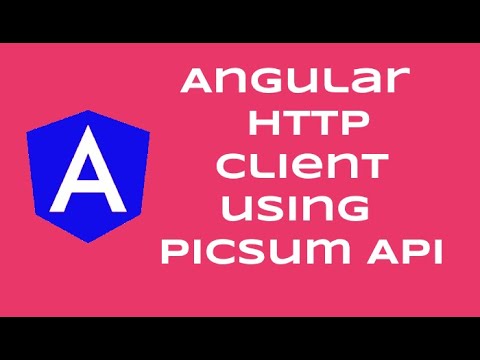 Angular Basic GET HTTP Client using Picsum API